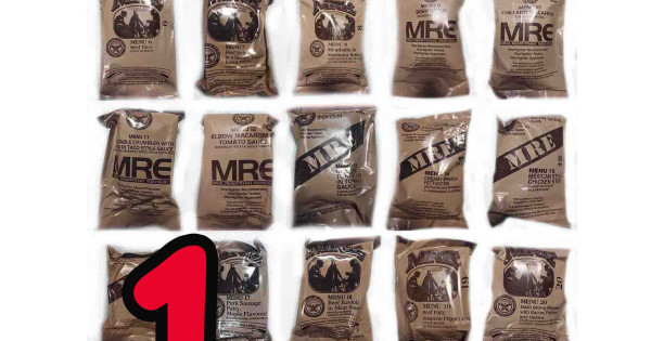 US MRE Packs - Complete Meals from A & B Boxes